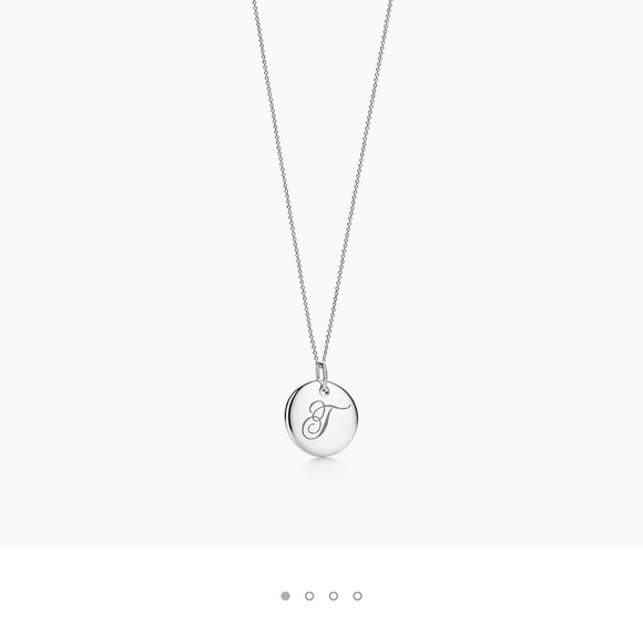 Tiffany & Co. | Jewelry | New Tiffany Notes Alphabet Disc Charm Pendant ...
